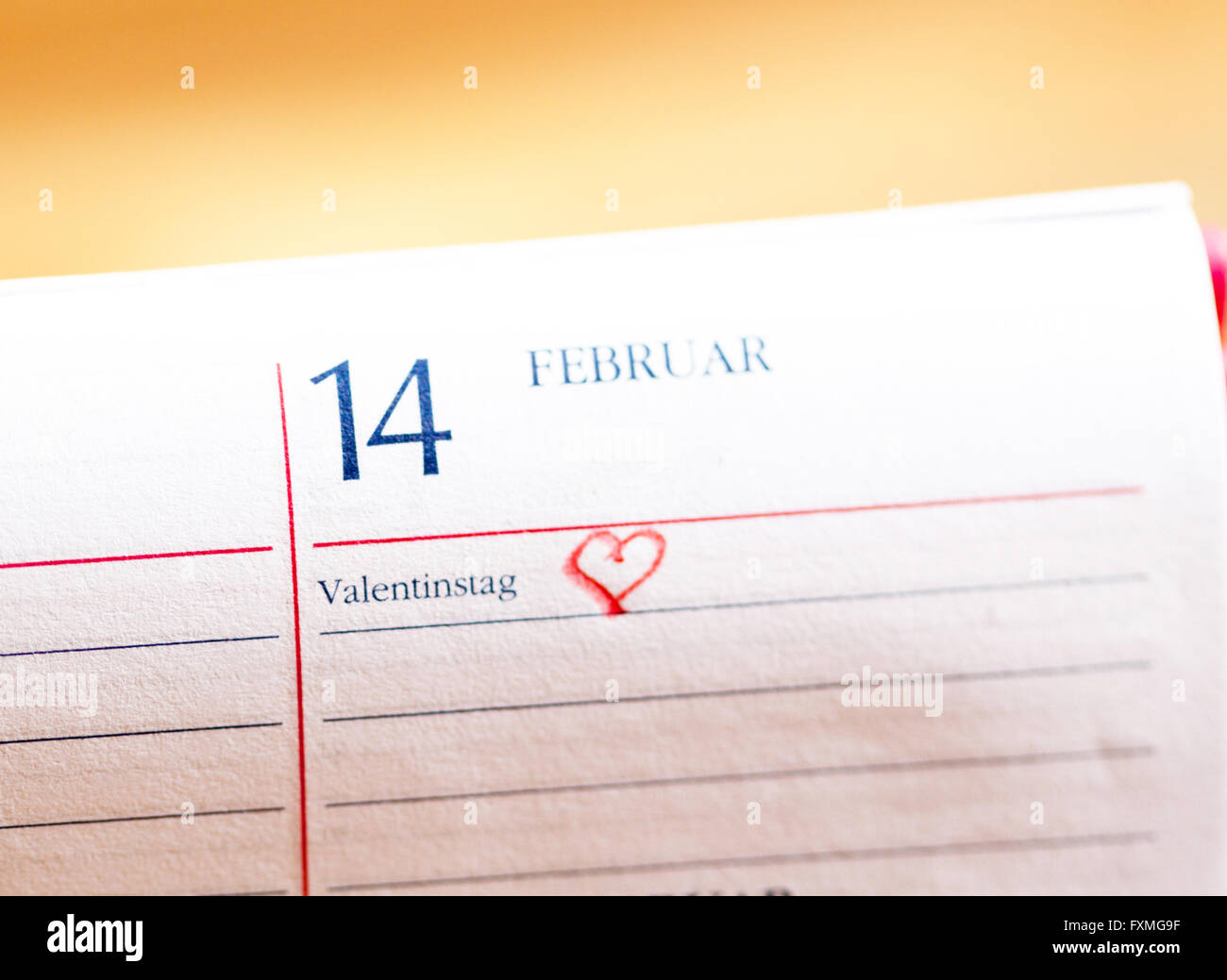 Calendar showing date 14th hi-res stock photography and images - Alamy