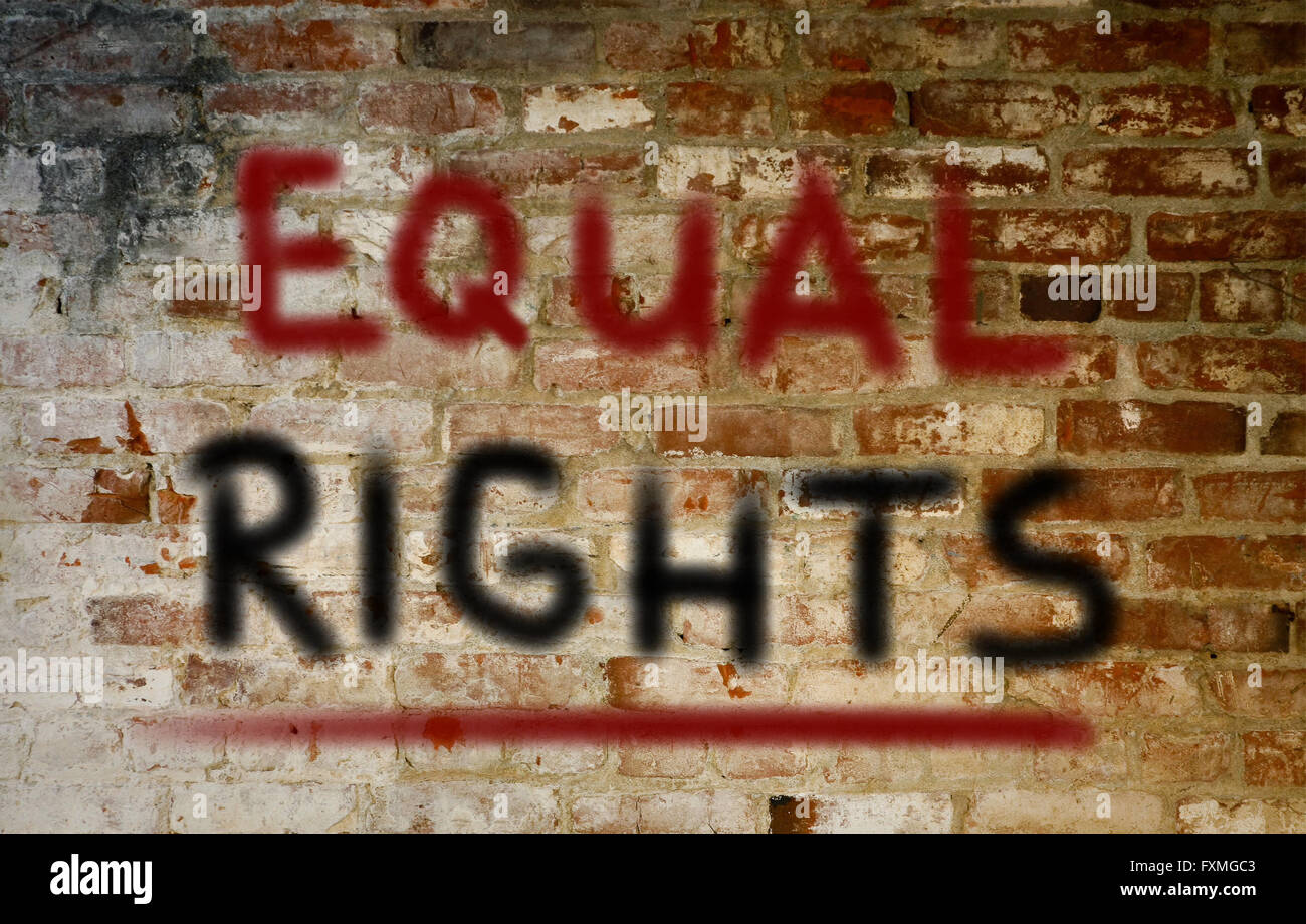 Equal Rights Concept Stock Photo - Alamy