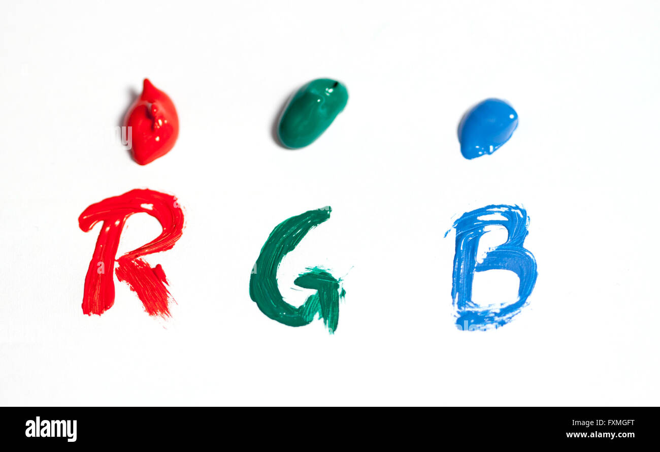 Acryl paint Cut Out Stock Images & Pictures - Alamy