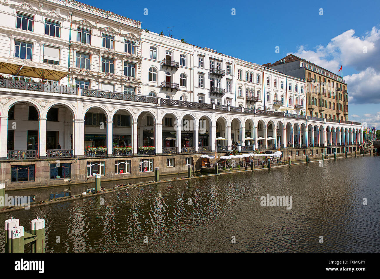 Alster Arkaden, Hamburg, Germany Stock Photo - Alamy