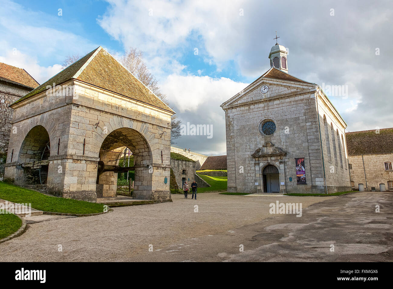 Chapel of the Citadel of Besancon, France Stock Photo - Alamy