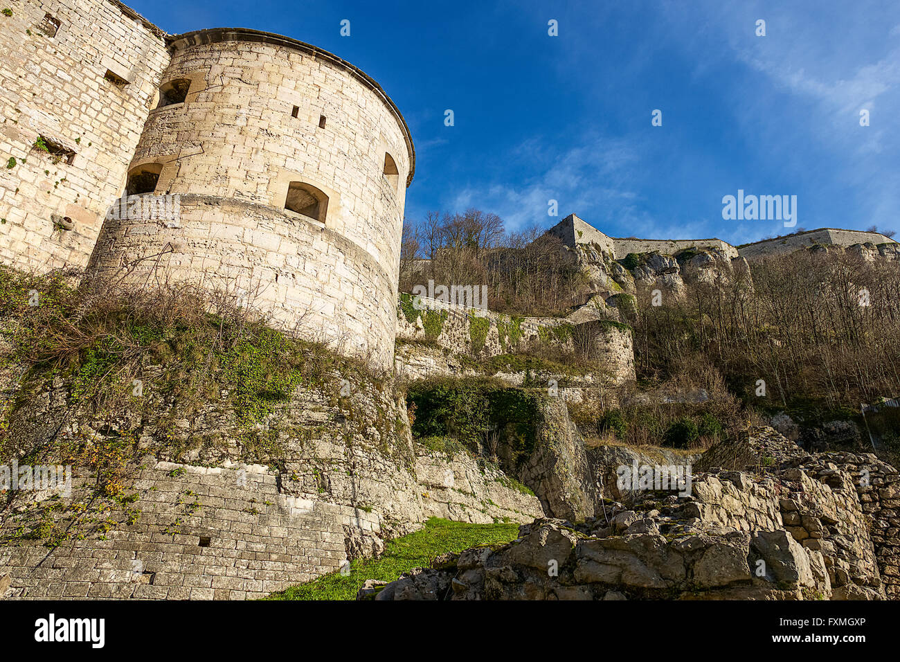 View of Citadel of Besancon, France Stock Photo - Alamy