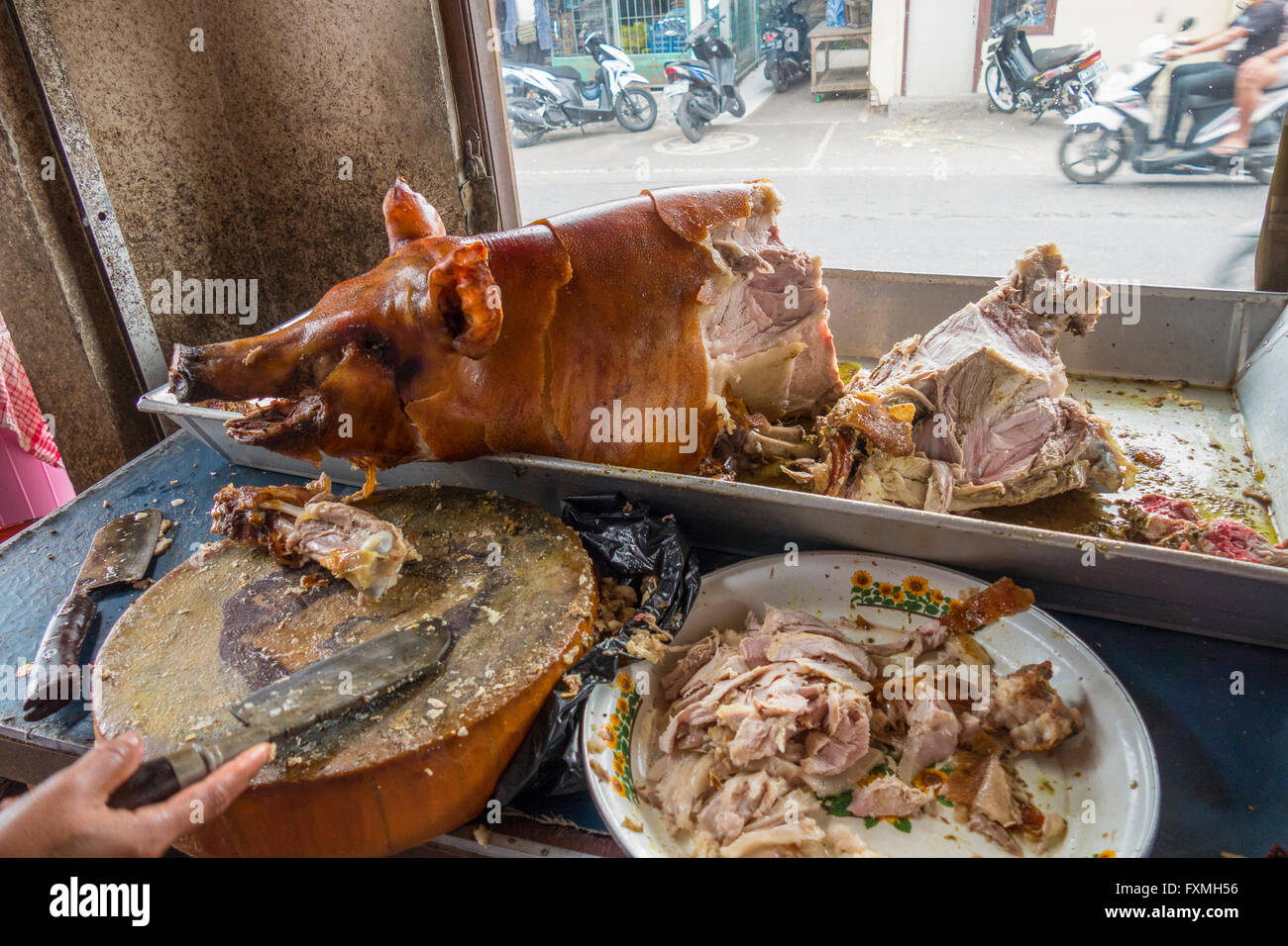 Roasted Suckling Pig, Ubud, Bali, Indonesia Stock Photo - Alamy