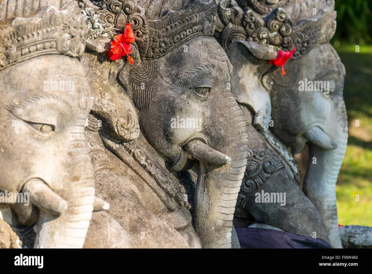 Elephant Sculpture, Ubud, Bali, Indonesia Stock Photo - Alamy