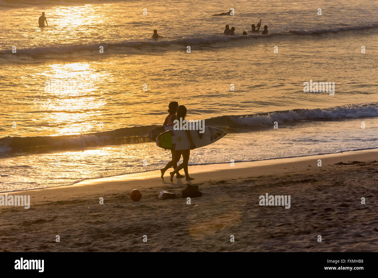 Beach in Kuta, Bali, Indonesia Stock Photo - Alamy