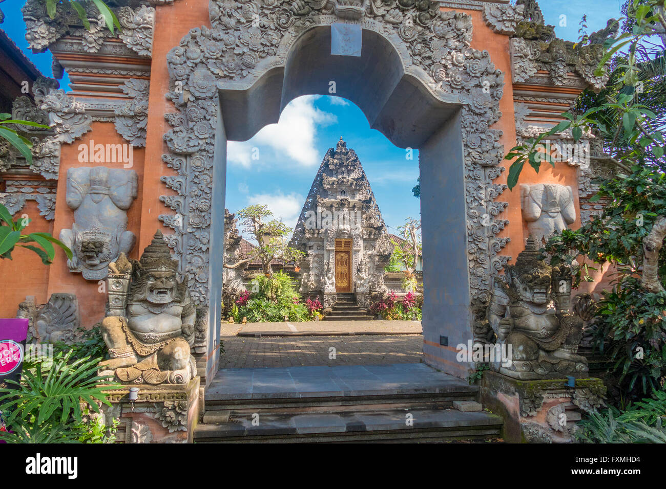 Bali Traditional Architecture, Ubud, Bali, Indonesia Stock Photo - Alamy