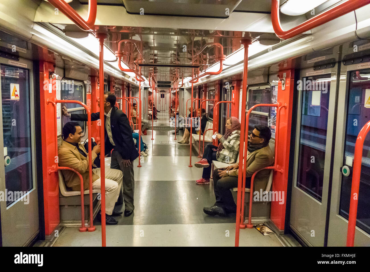 Milan Metro, Italy Stock Photo - Alamy