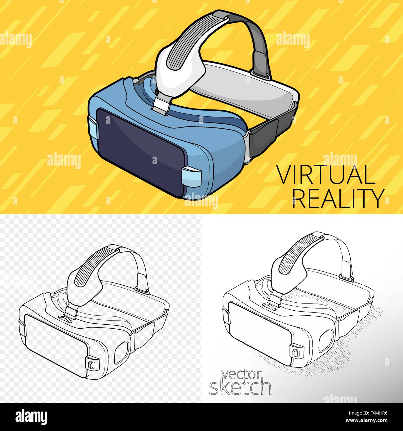 Vr oculus Stock Vector Images - Alamy