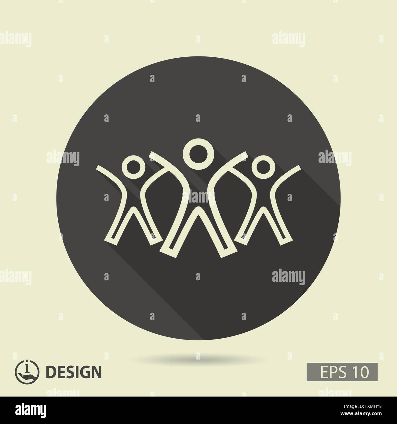 Pictograph of success team Stock Vector Image & Art - Alamy