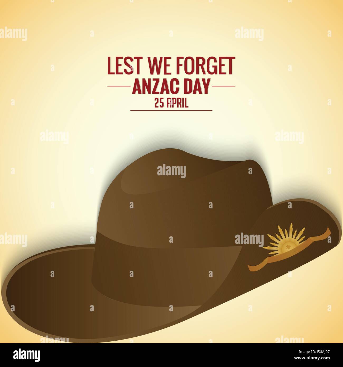 Anzac Day Abstract Stock Vector Image & Art - Alamy