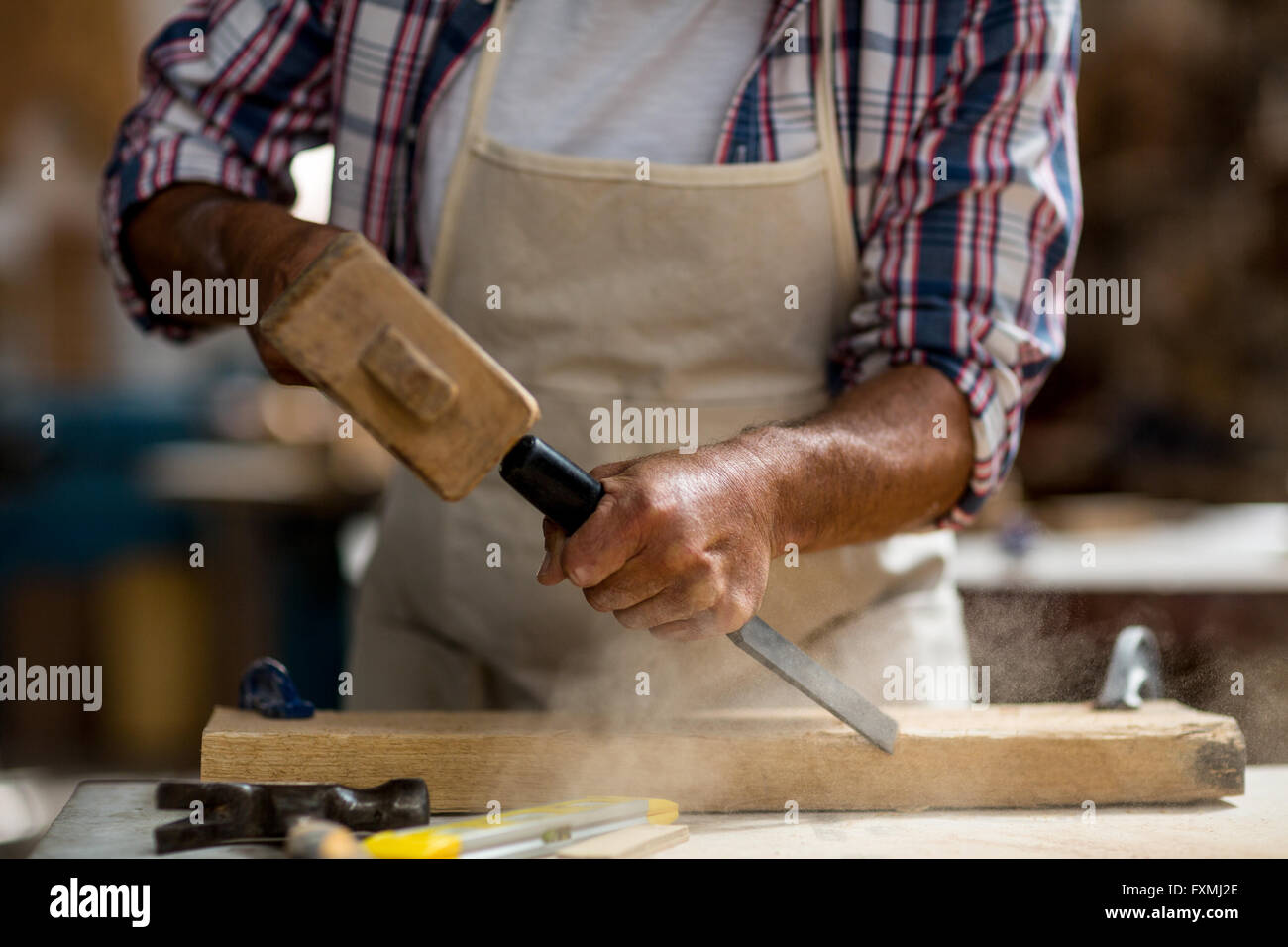 Wood carving chisel hi-res stock photography and images - Alamy