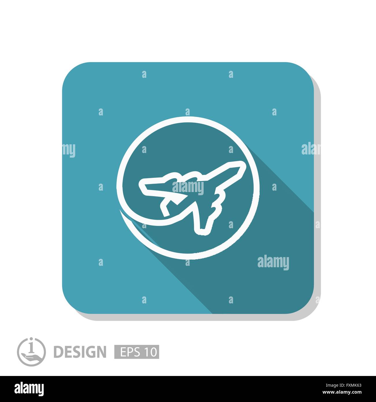 Pictograph of airplane Stock Vector Image & Art - Alamy