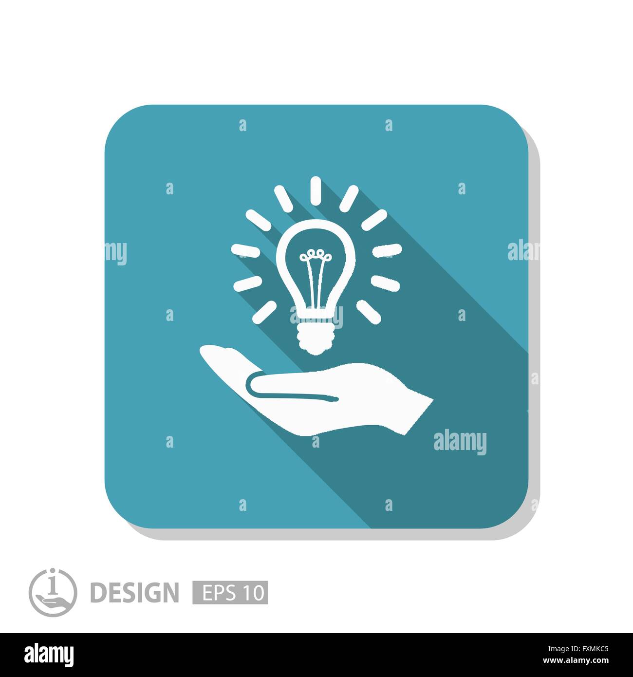 Pictograph of light bulb Stock Vector Image & Art - Alamy