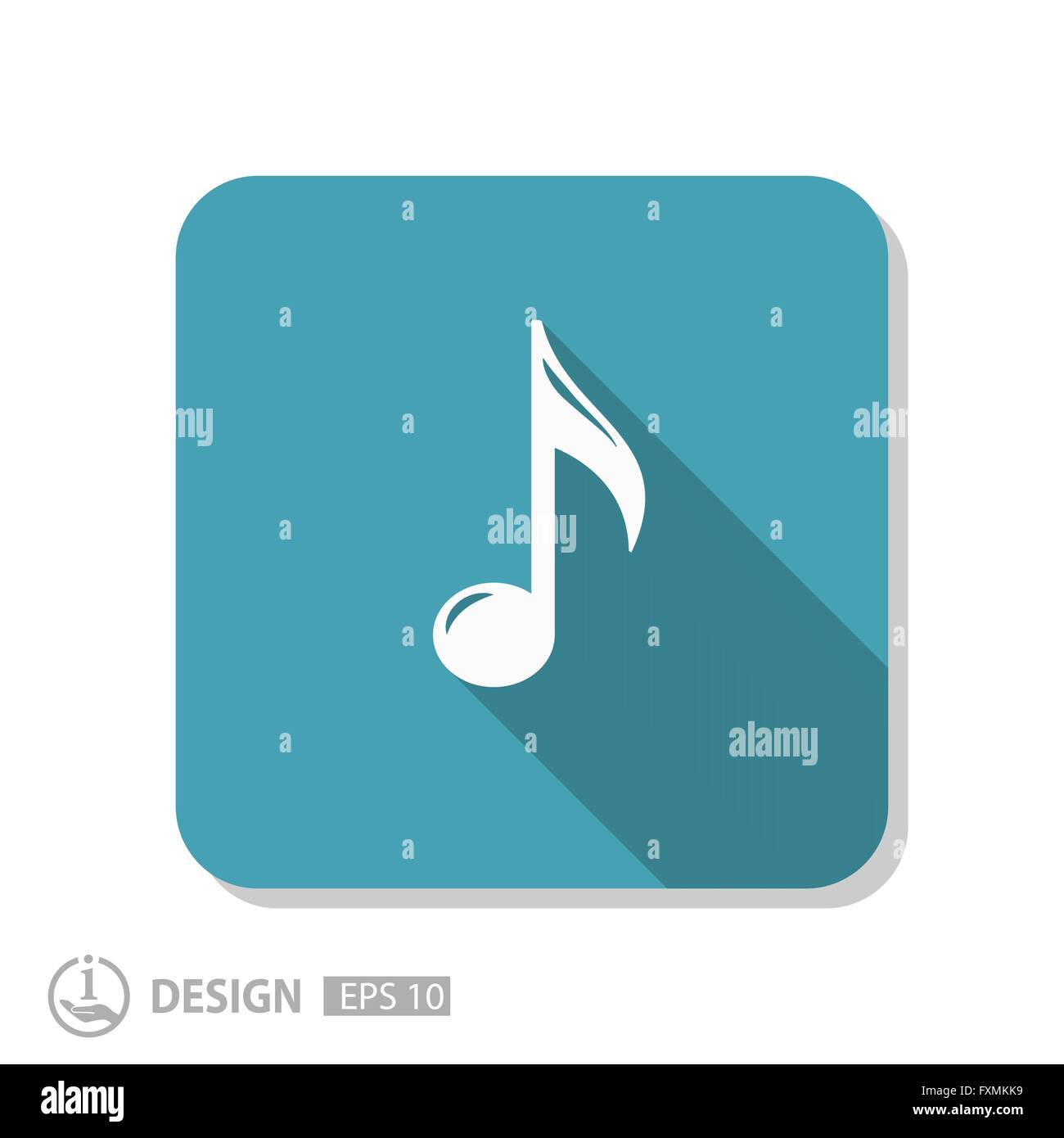 Pictograph of music note Stock Vector Image & Art - Alamy