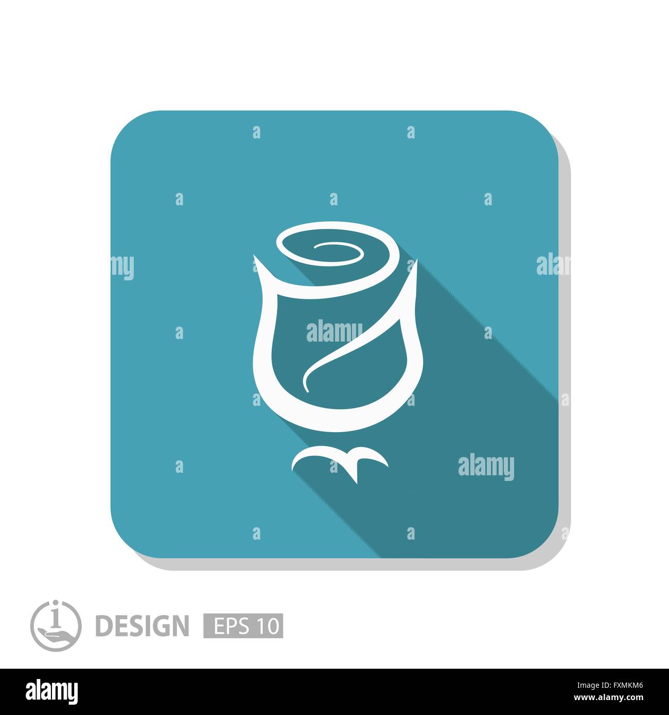 Pictograph of rose Stock Vector Image & Art - Alamy