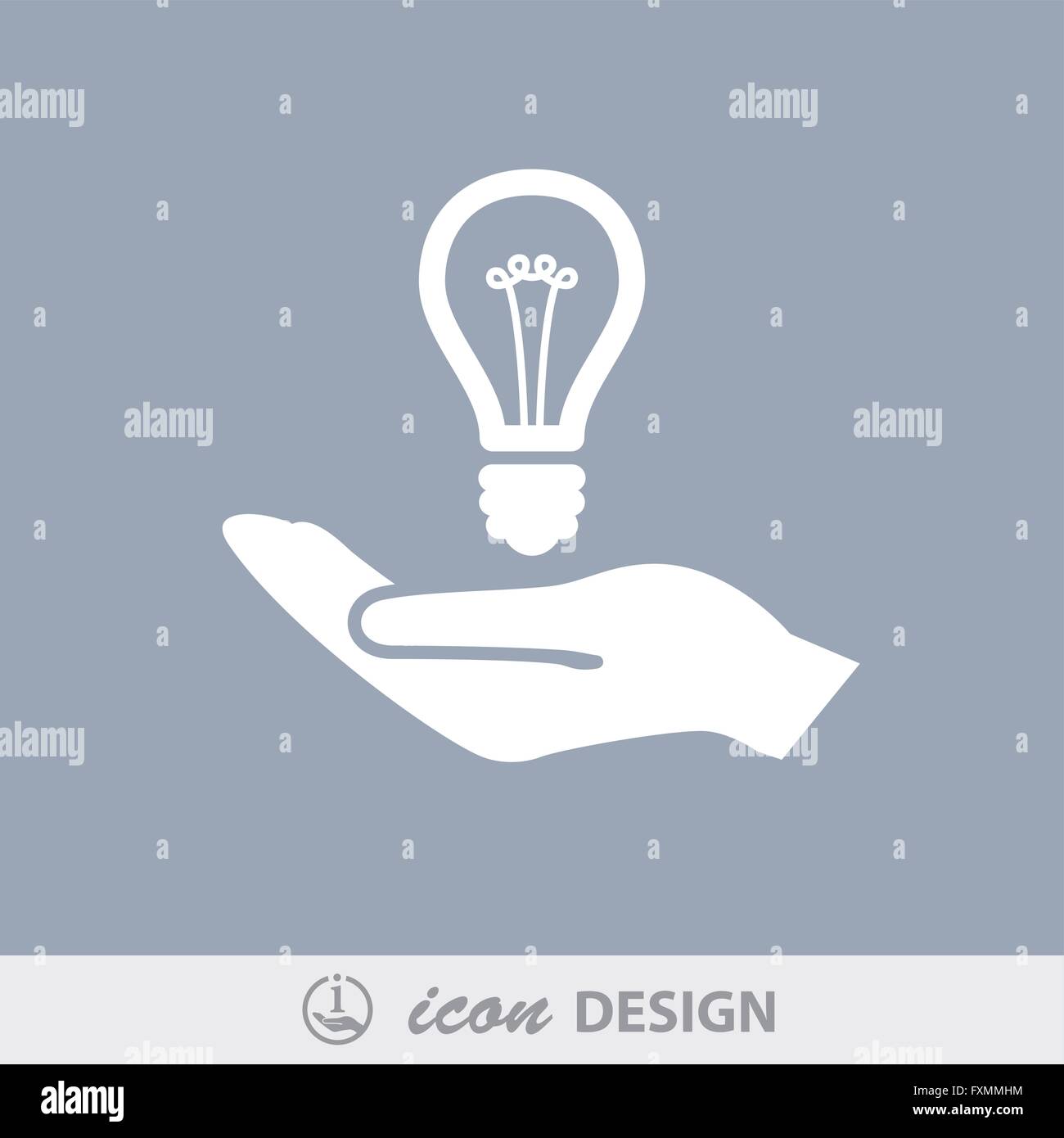 Pictograph of light bulb Stock Vector Image & Art - Alamy