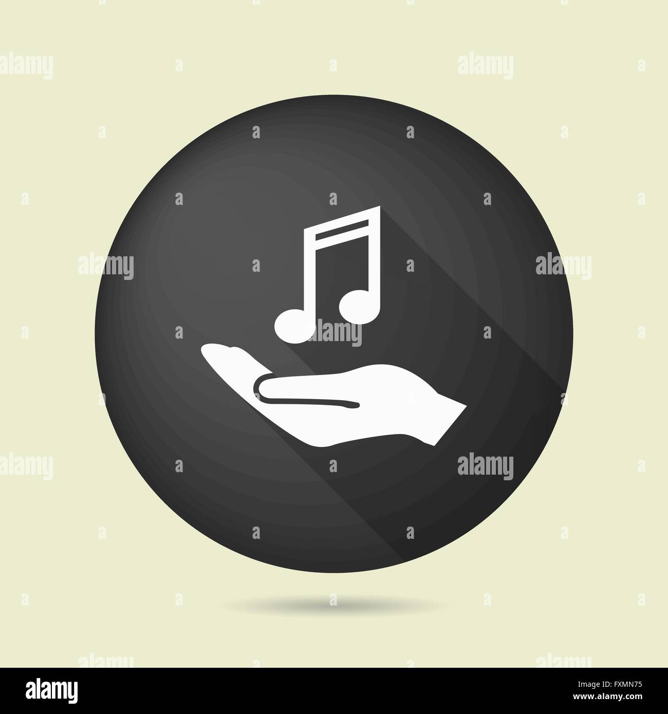 Pictograph of music Stock Vector Image & Art - Alamy