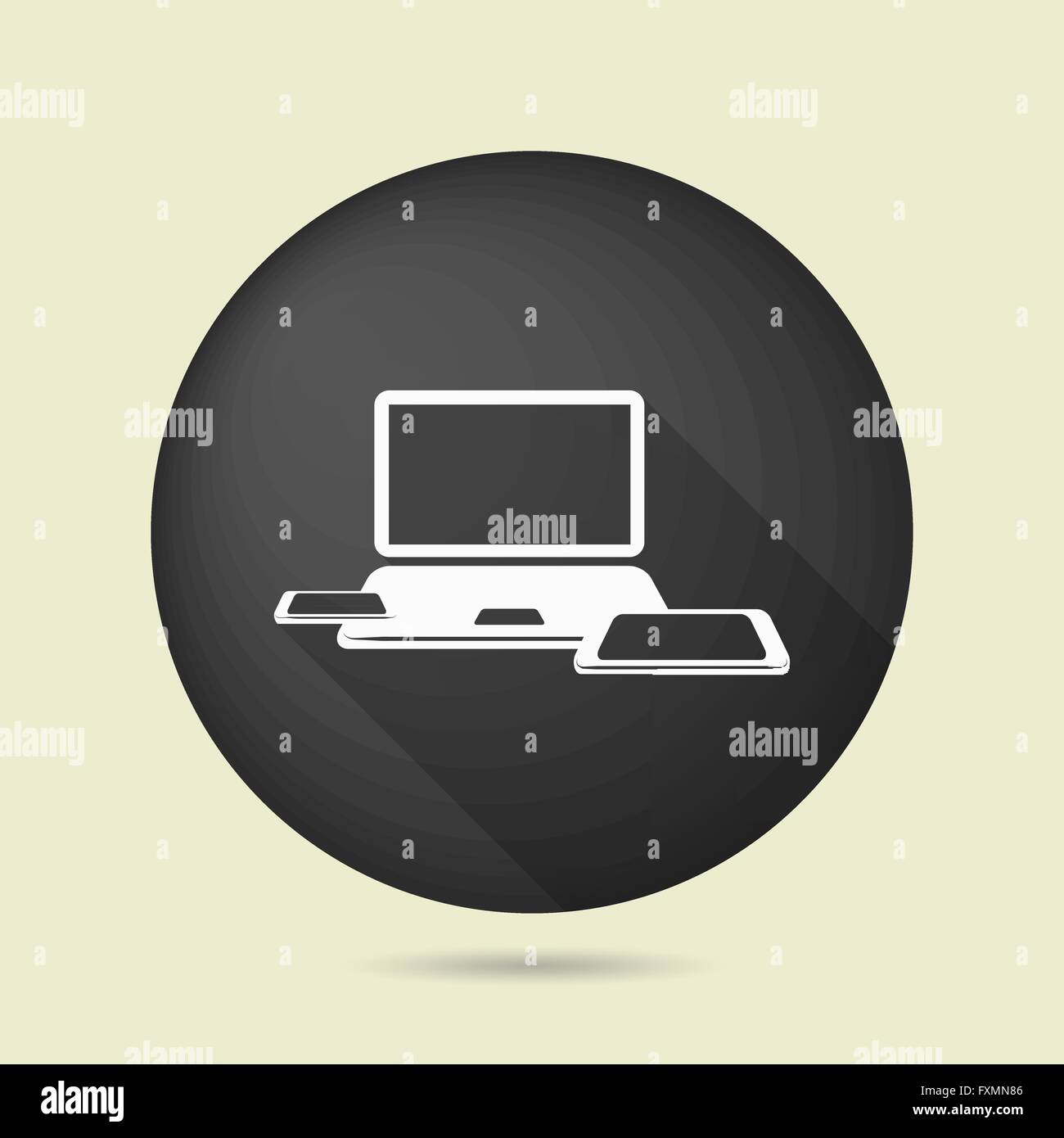 Pictograph of computer Stock Vector Image & Art - Alamy