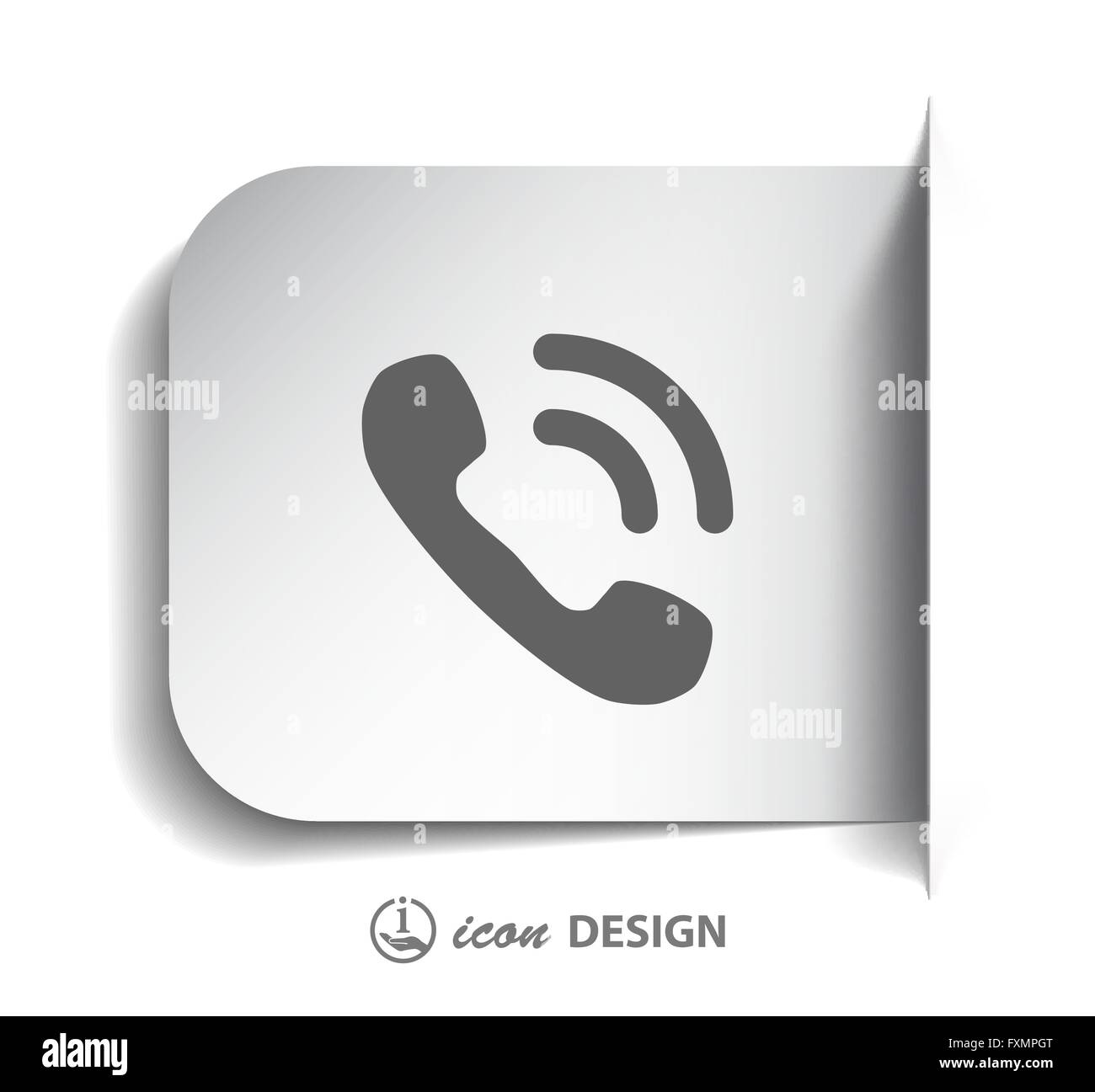 Pictograph of phone Stock Vector Image & Art - Alamy