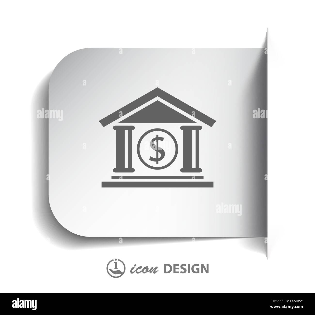 Pictograph of bank Stock Vector Image & Art - Alamy