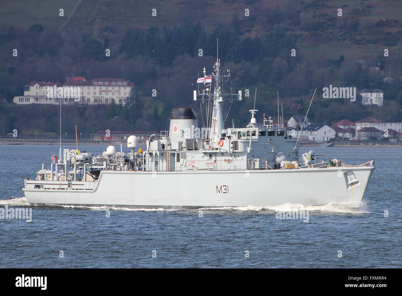 HMS Cattistock (M31), a Hunt-class minesweeper of the Royal Navy ...