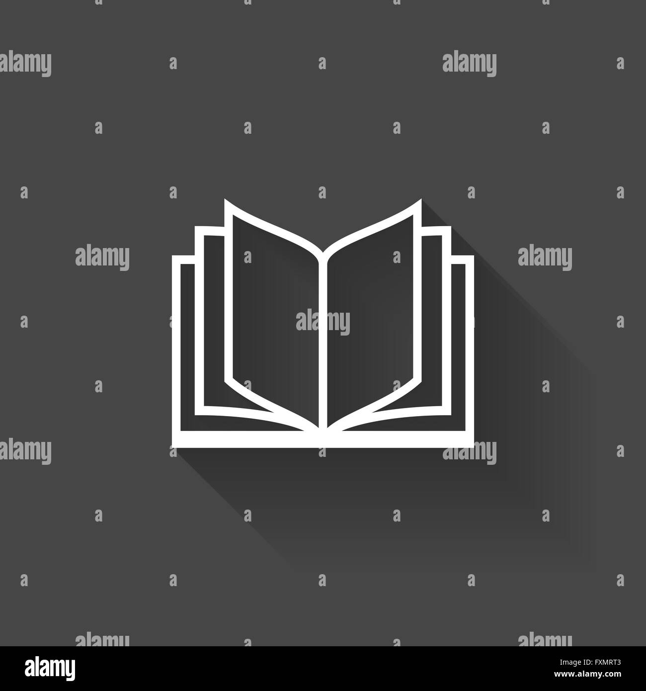 Pictograph of book Stock Vector Image & Art - Alamy