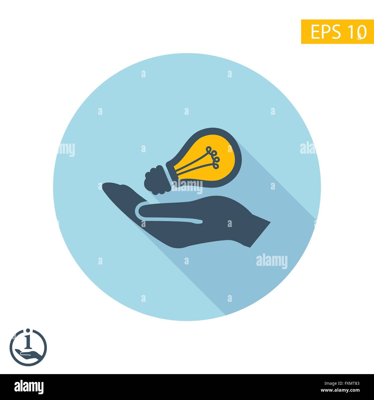 Pictograph of light bulb Stock Vector Image & Art - Alamy