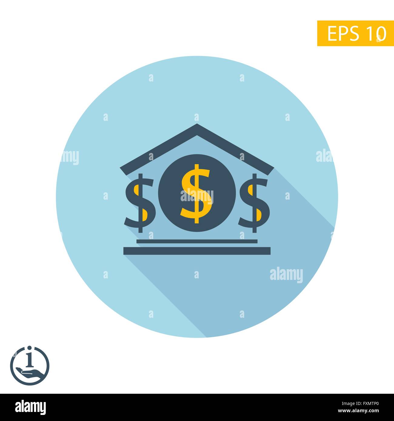 Pictograph of bank Stock Vector Image & Art - Alamy