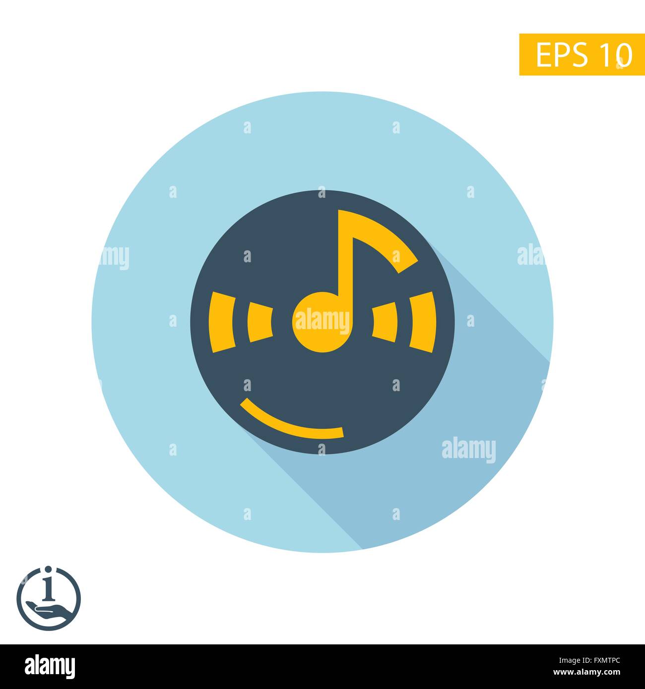 Pictograph of music note Stock Vector Image & Art - Alamy