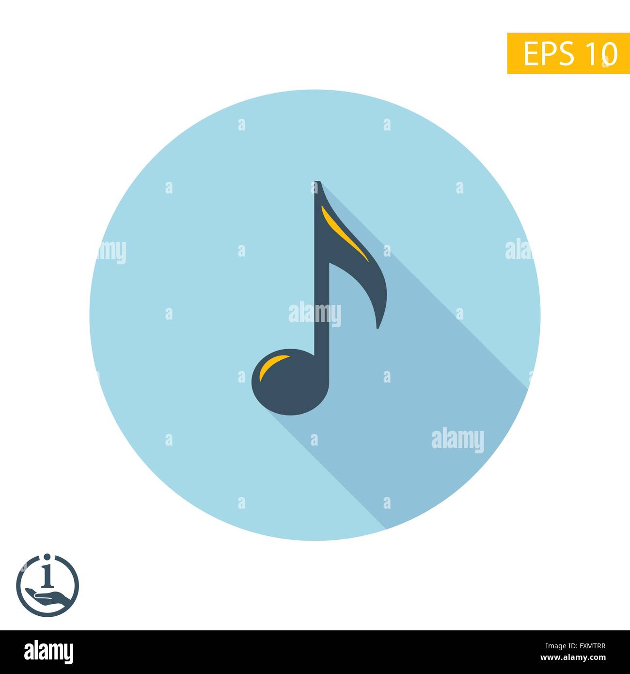 Pictograph of music note Stock Vector Image & Art - Alamy