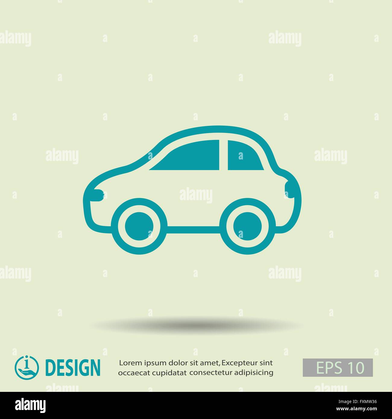 Pictograph of car Stock Vector Image & Art - Alamy