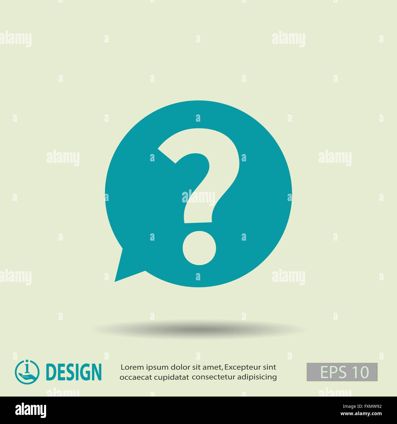 Pictograph of question mark Stock Vector Image & Art - Alamy