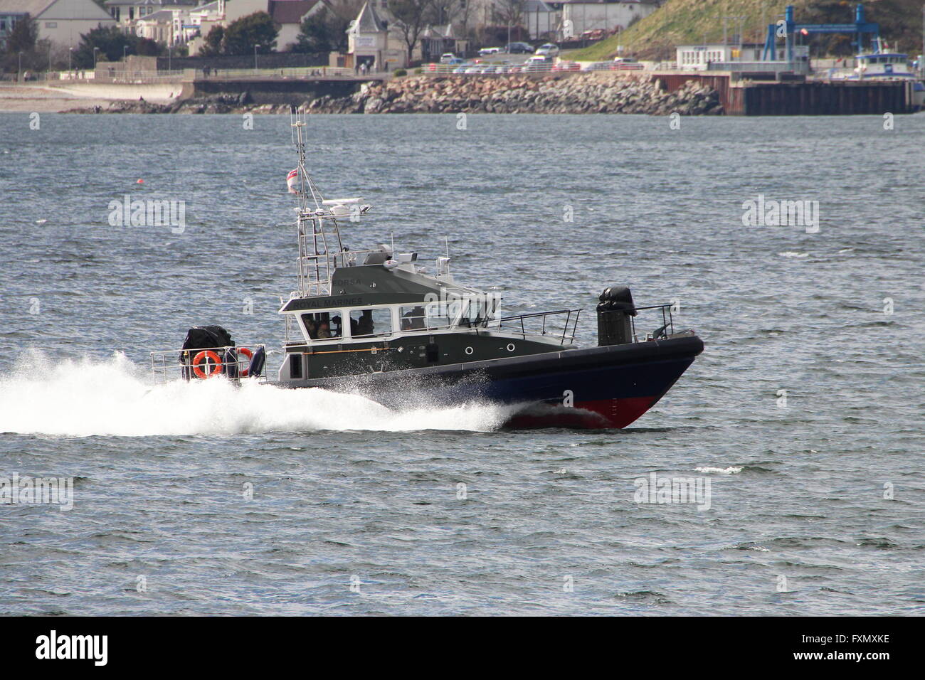 Eorsa, an Island-class launch of the Royal Marines (43 Commando Fleet ...