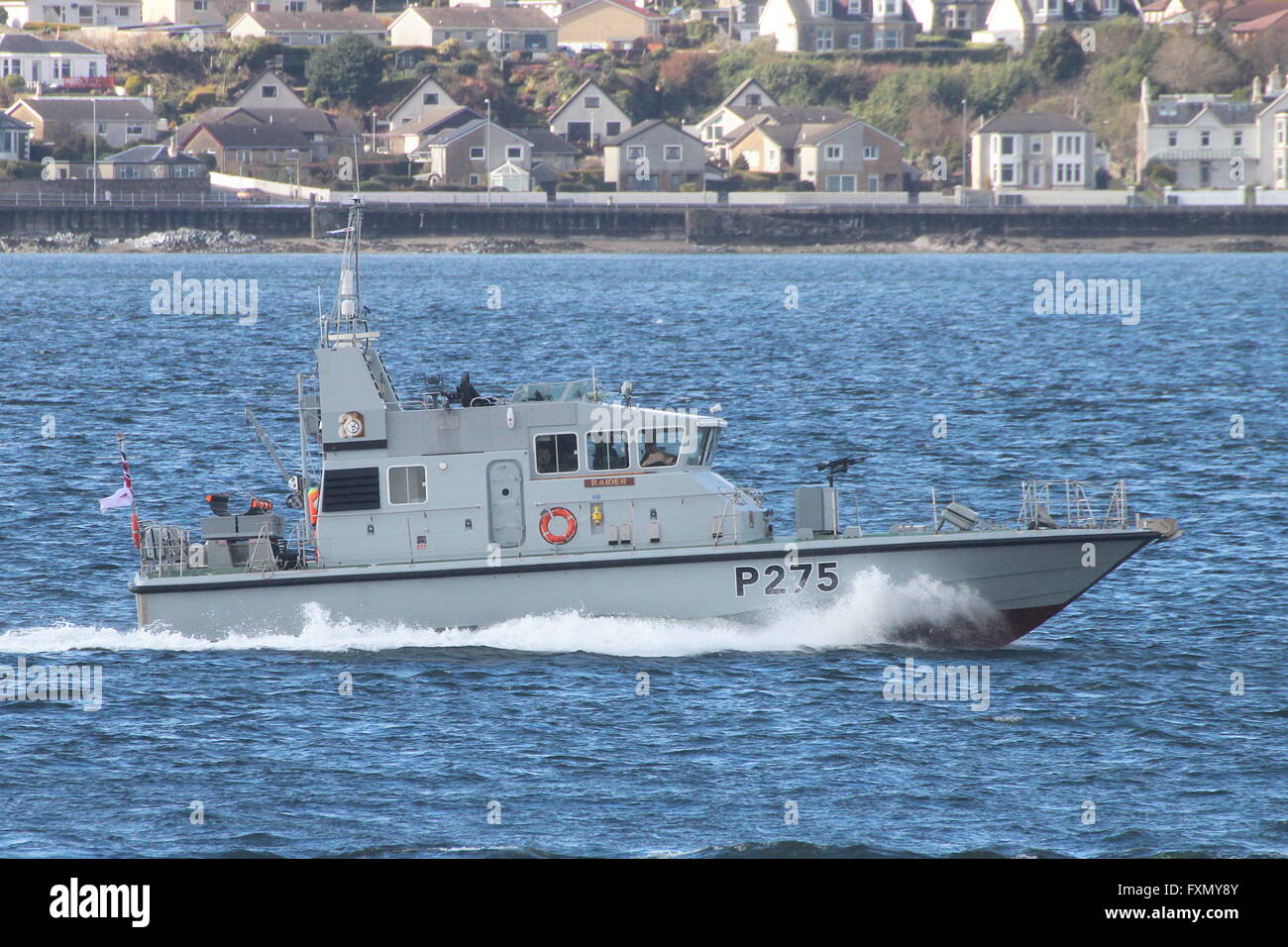 HMS Raider (P275), an Archer-class fast patrol boat of the Royal Navy ...