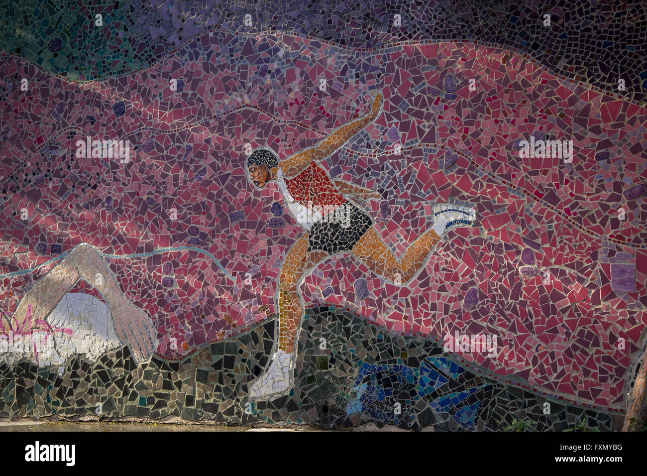 Running man artwork hi-res stock photography and images - Alamy