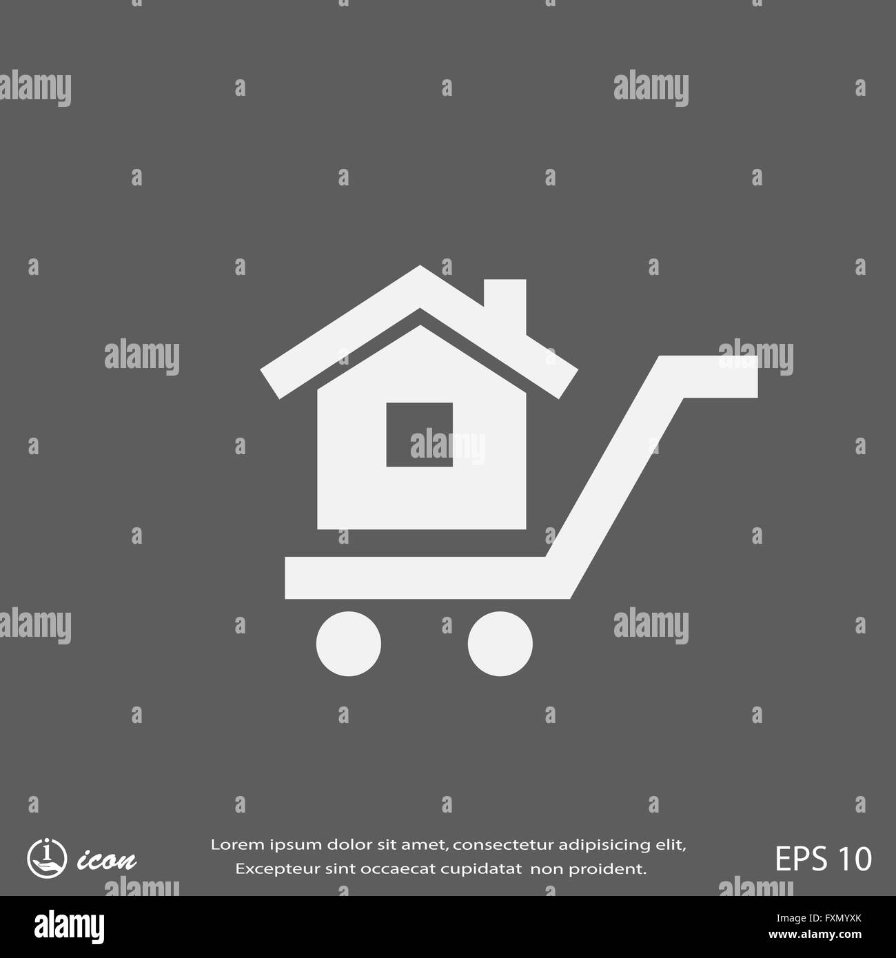 Pictograph of home Stock Vector Image & Art - Alamy