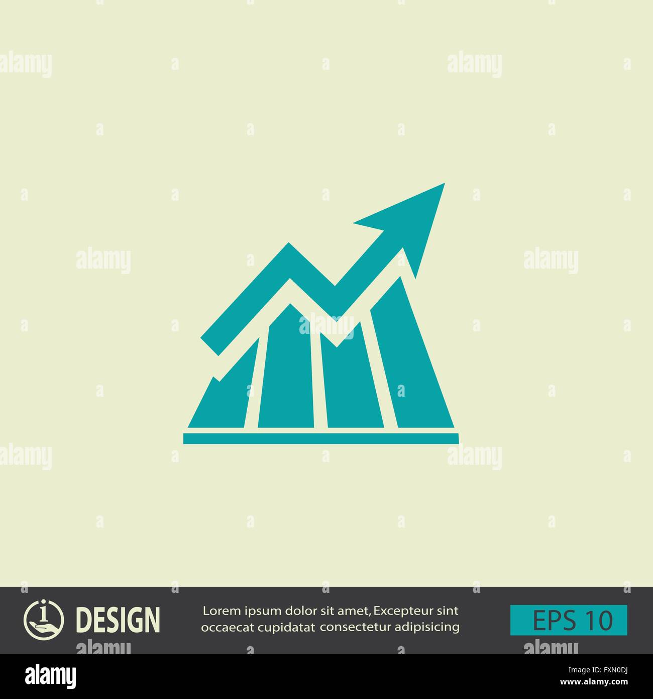 Pictograph of graph Stock Vector Image & Art - Alamy