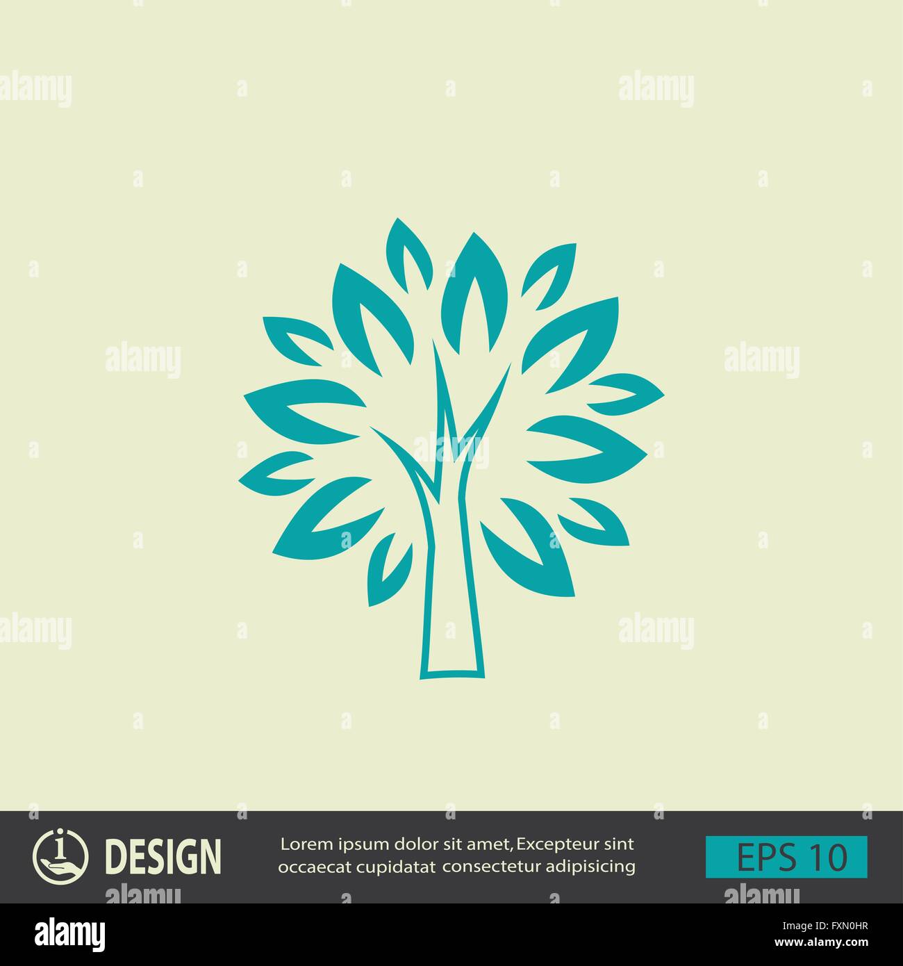 Pictograph of tree Stock Vector Image & Art - Alamy