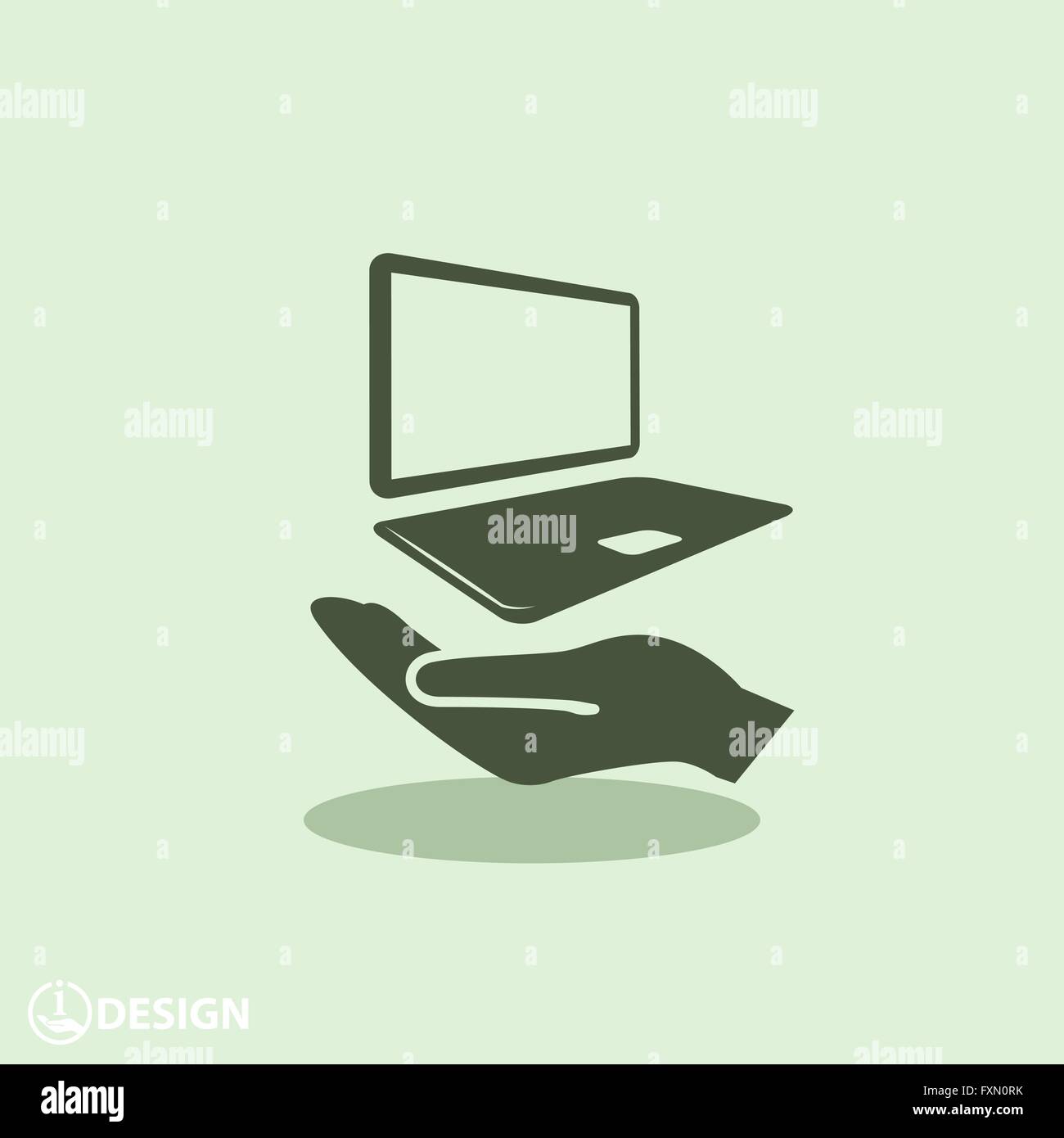 Pictograph of computer Stock Vector Image & Art - Alamy