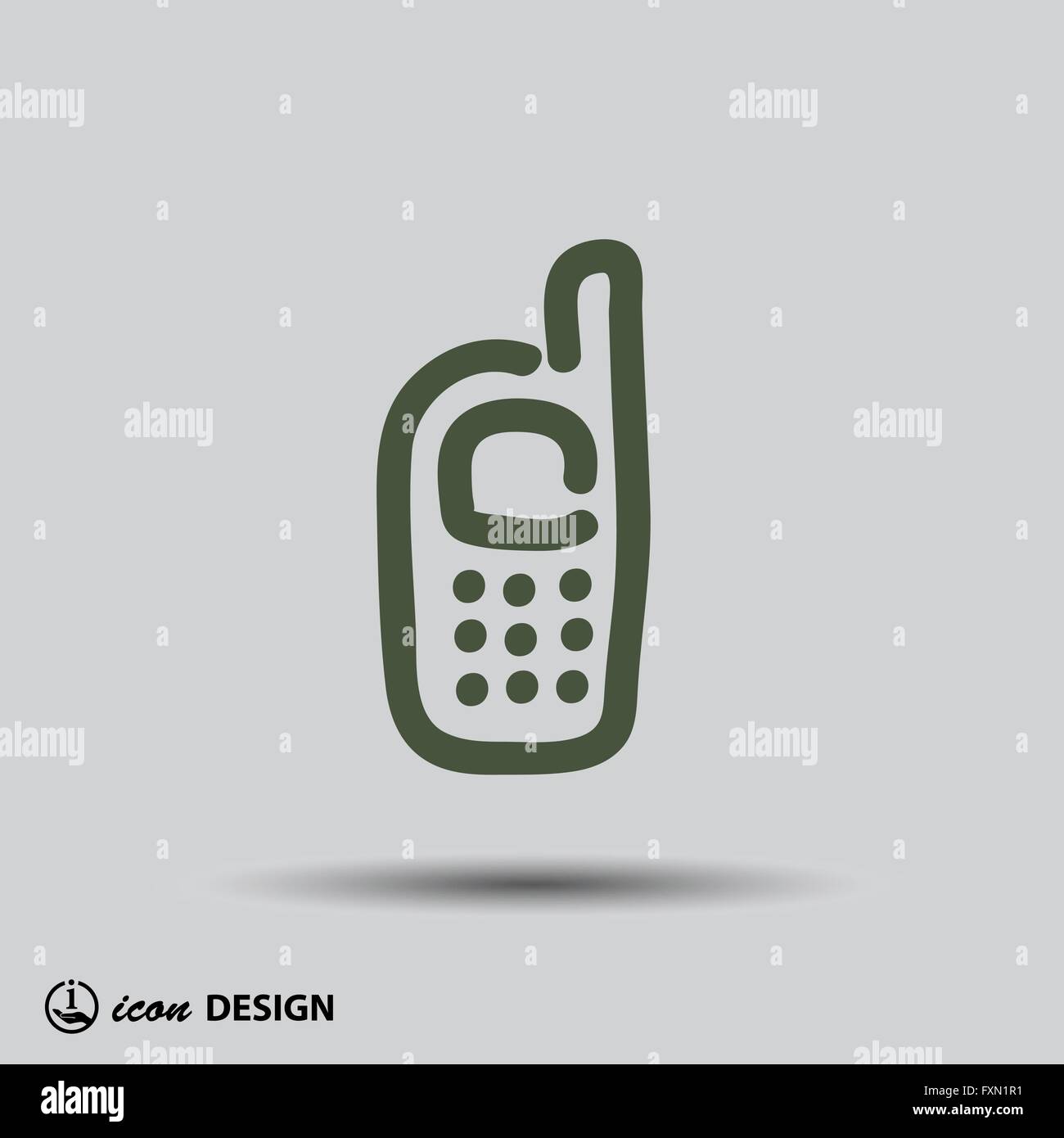Pictograph of mobile Stock Vector Image & Art - Alamy