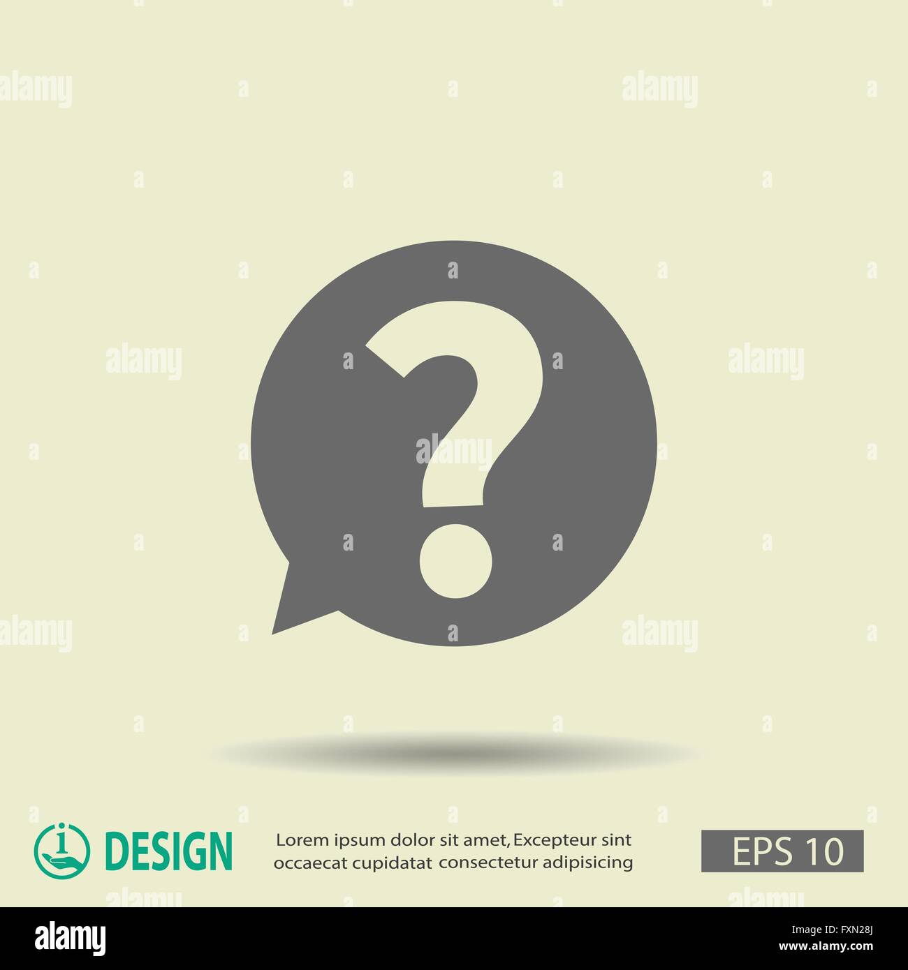 Pictograph of question mark Stock Vector Image & Art - Alamy