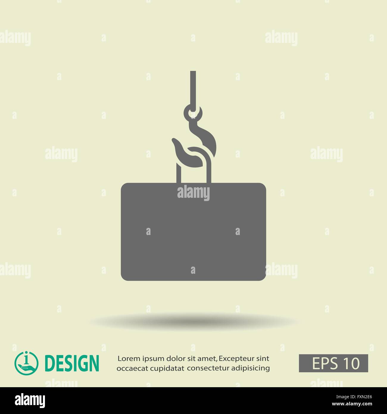 Industrial hook icon hi-res stock photography and images - Alamy