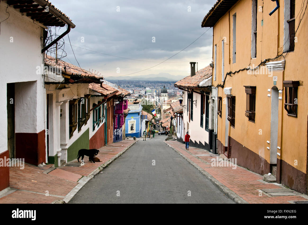 La Candelaria, Bogota Old Town, Columbia Stock Photo - Alamy