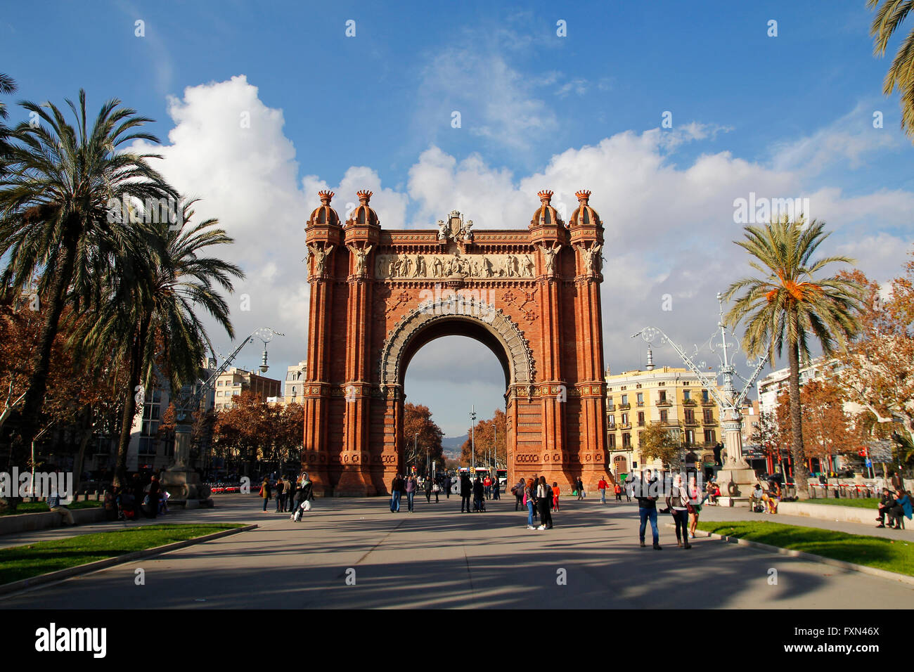 The Triumph Arch in Barcelona, Spain Stock Photo - Alamy