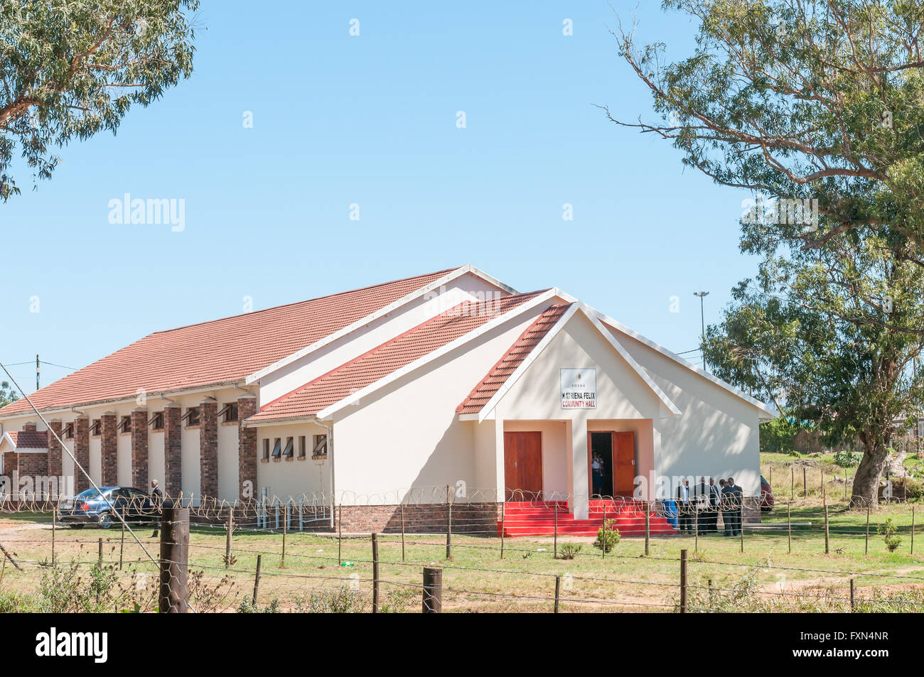 THORNHILL, SOUTH AFRICA - FEBRUARY 28, 2016: A community hall in ...