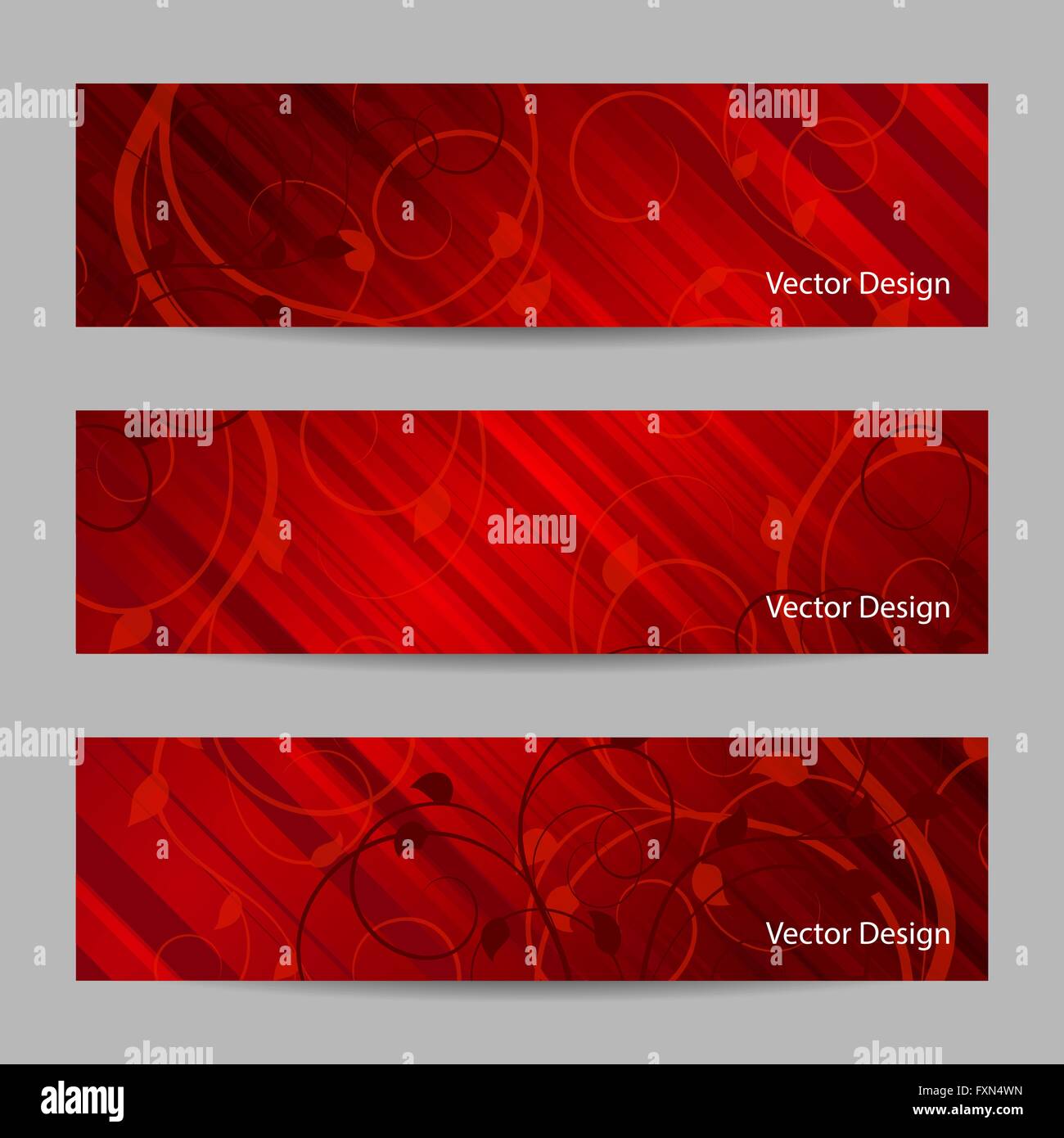 Luxury horizontal banners template Stock Vector Images - Alamy