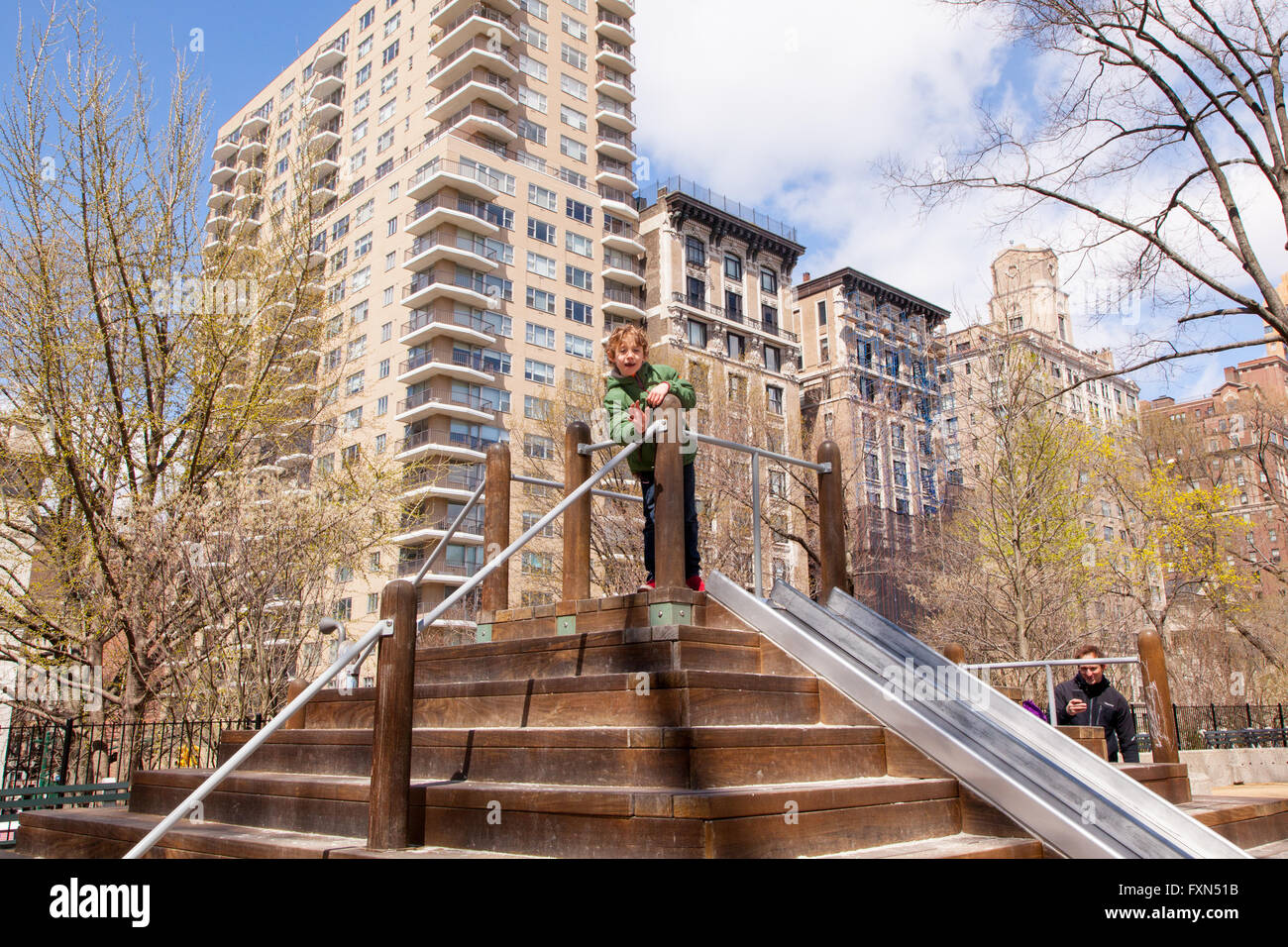 Adventure playground, Central Park, Manhattan, New York City, United ...