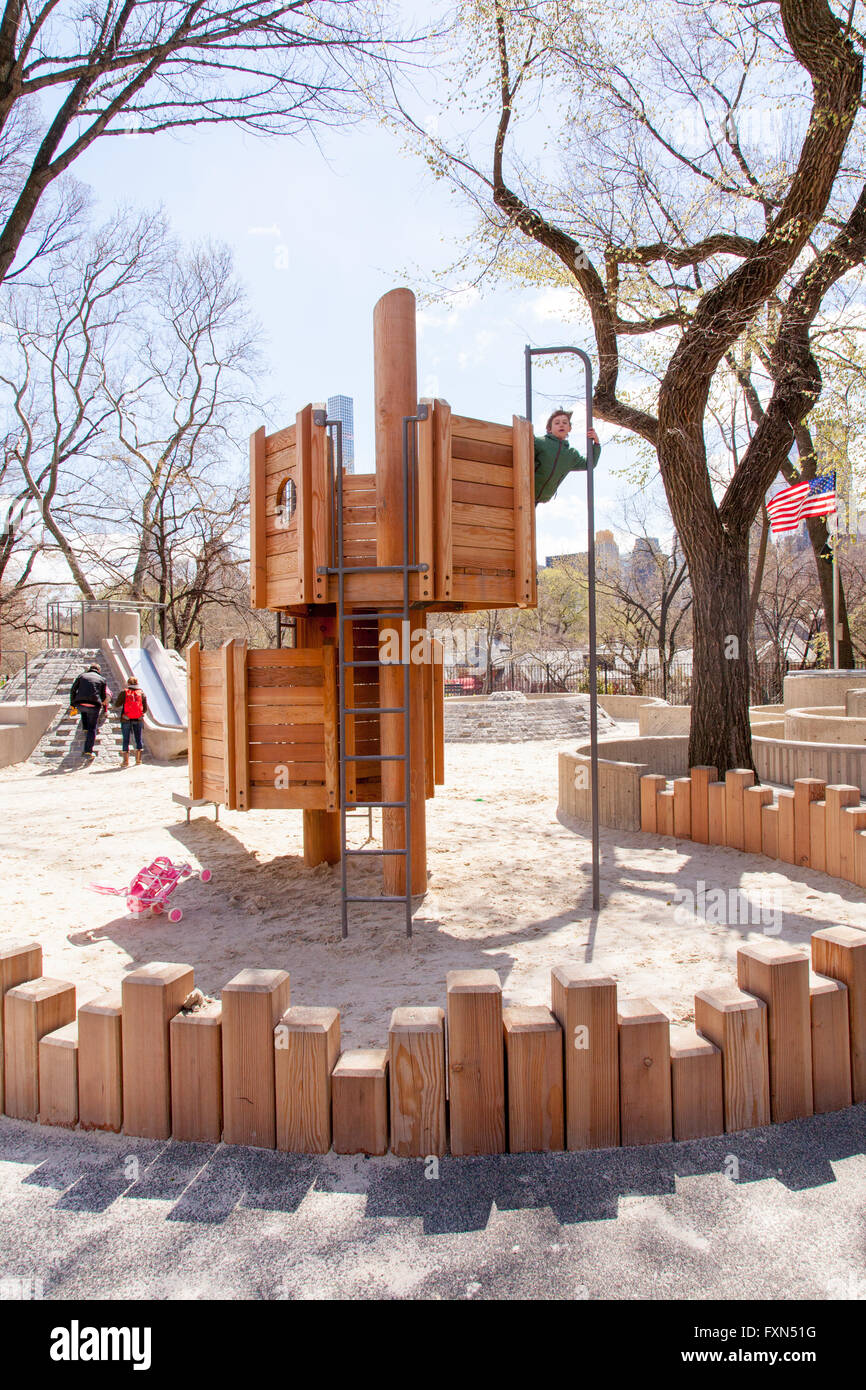 Adventure playground, Central Park, Manhattan, New York City, United ...