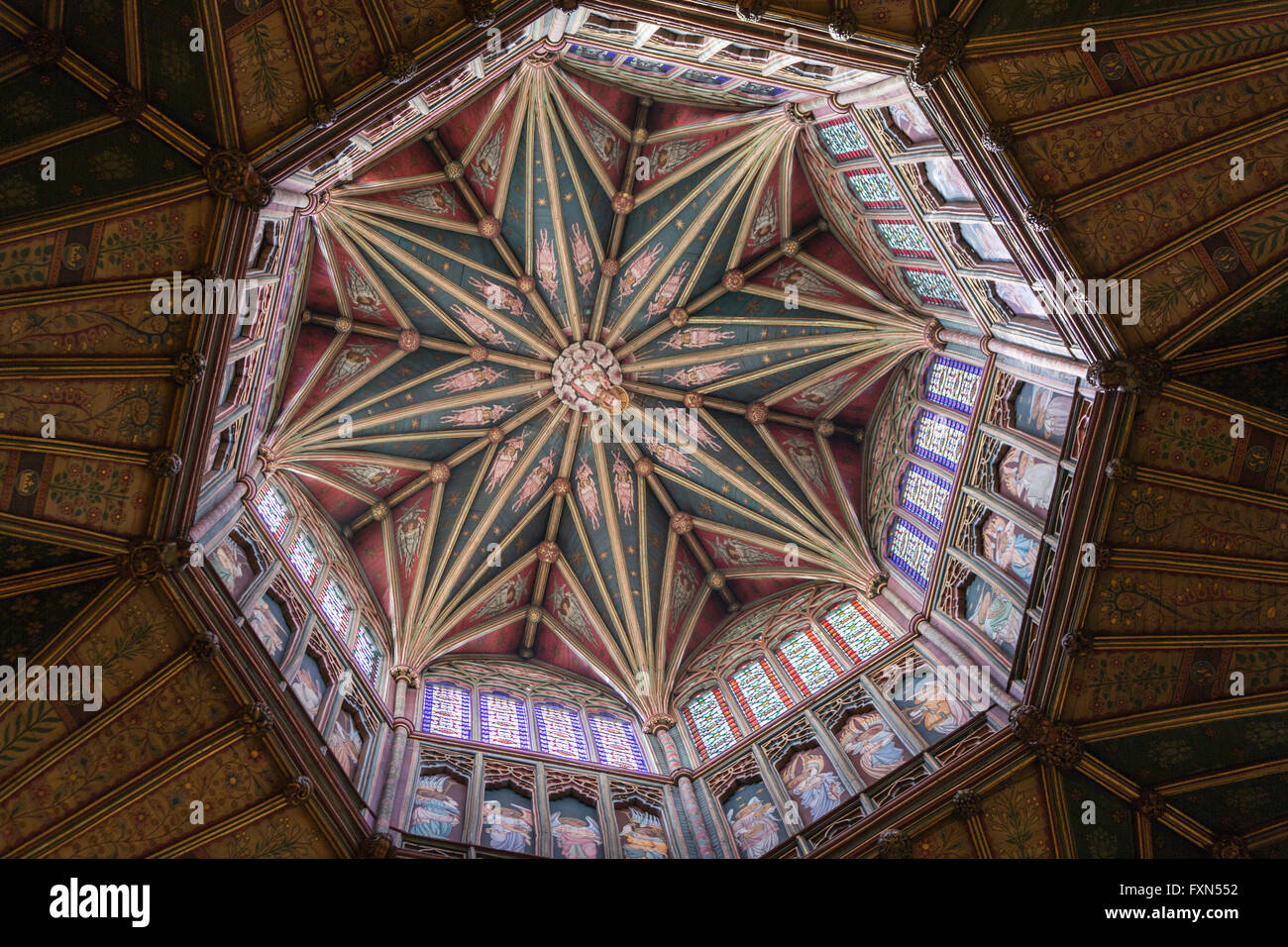 Ely Cathedral Octagon, Cambridgeshire, England, UK Stock Photo - Alamy