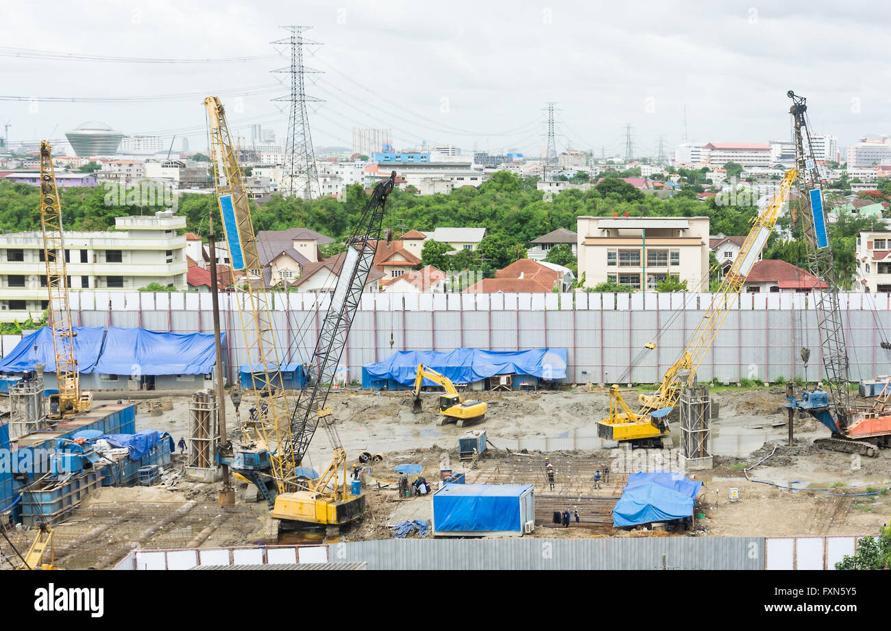 Piling machine hi-res stock photography and images - Alamy